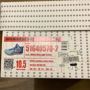 Anta | Shoes | Anta Kt2 Basketball Shoes Klay Thompson Warriors Size 5 ...